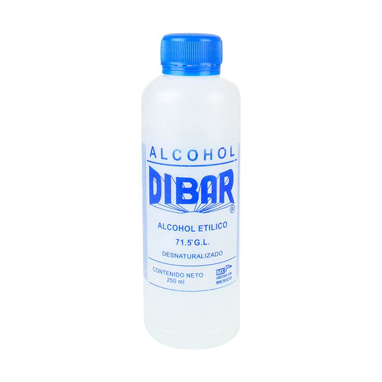 ALCOHOL ETILICO DIBAR 250ML | Innofarmx
