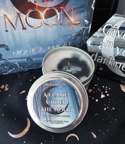 A Flame Under the Moon: Nightshade Co. Candle | authormonicaamore