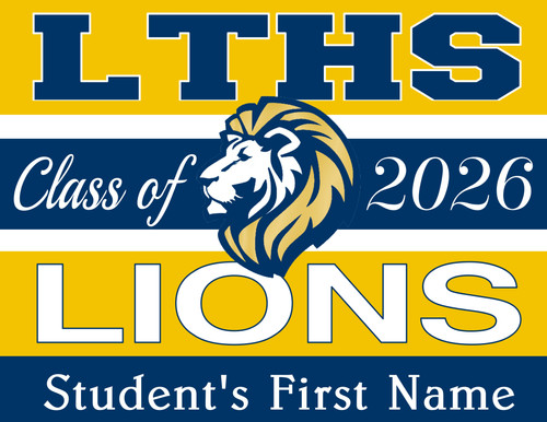 Personalized Class of 2026 Yard Sign | LTHS PTC