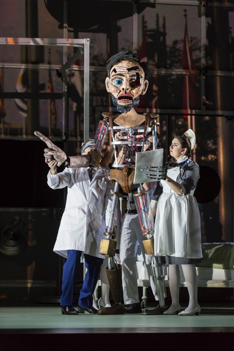 The Perfect American | Puppet & Video Design by Sean Cawelti