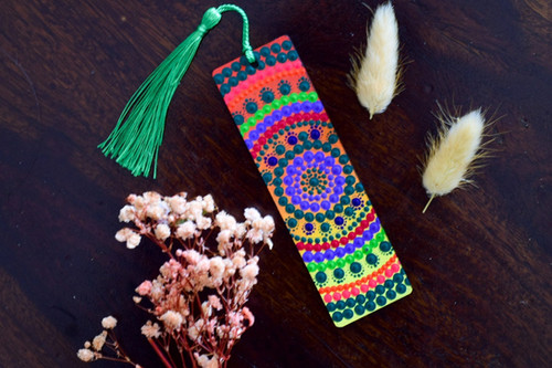 Bookmark, Mandala Bookmark,Book tracker,Sacred Geometry Bookmark ...