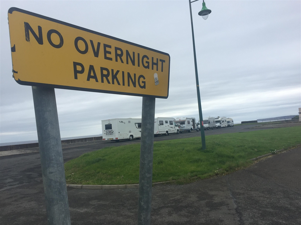 "NO OVERNIGHT PARKING" signs THE FACTS.....