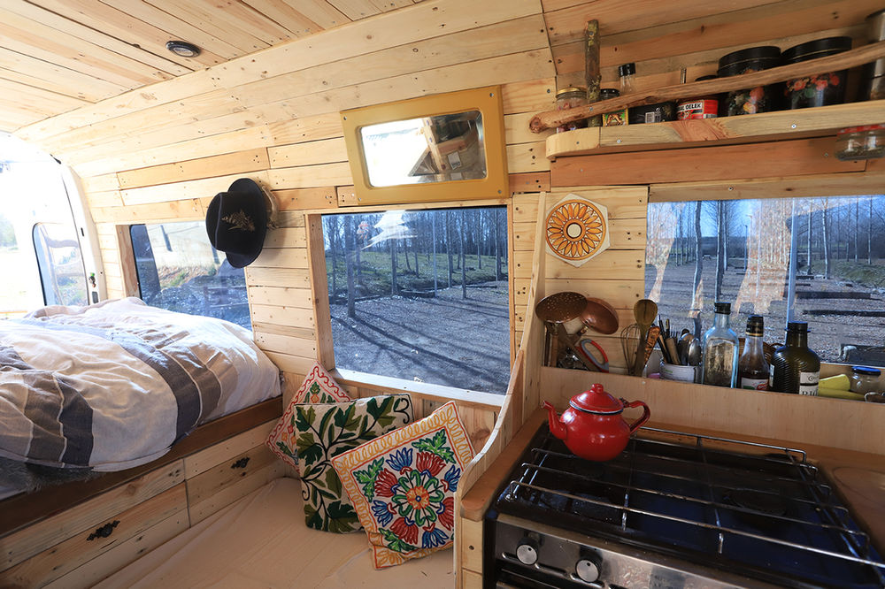 Eco-friendly and upcycled van conversions