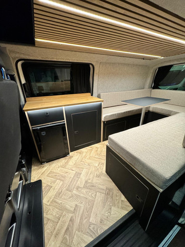 U-Shape Van Funiture | Camper family Cymru