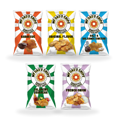 Variety Pack - Five Flavors | My Dad's Chips