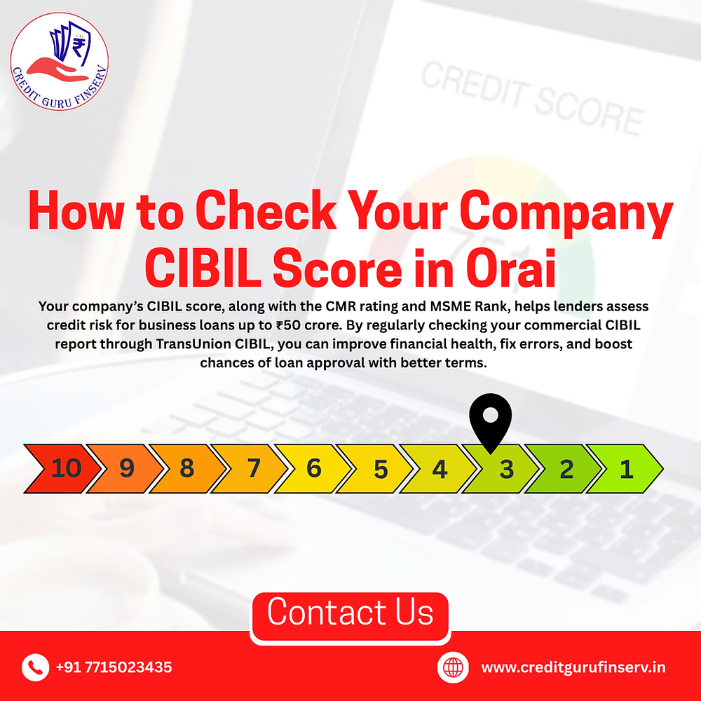 How to Check Your Company CIBIL Score in Orai