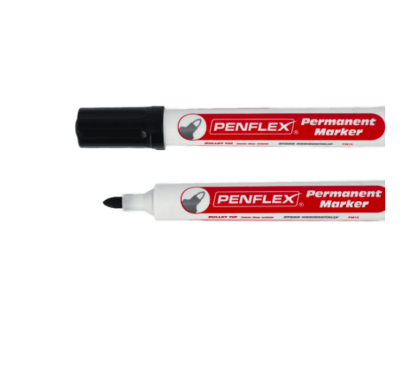 Penflex PM15 Permanent Marker - Black | Stationers & Printing