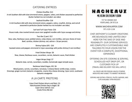 Catering | Nacheaux | Portland