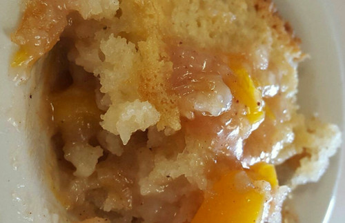 Peach Cobbler | So Natural Catering