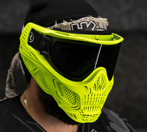 HK ARMY HSTL SKULL GOGGLE NEON YELLOW W/ SMOKE LENS | SAVAGE COMBAT PB