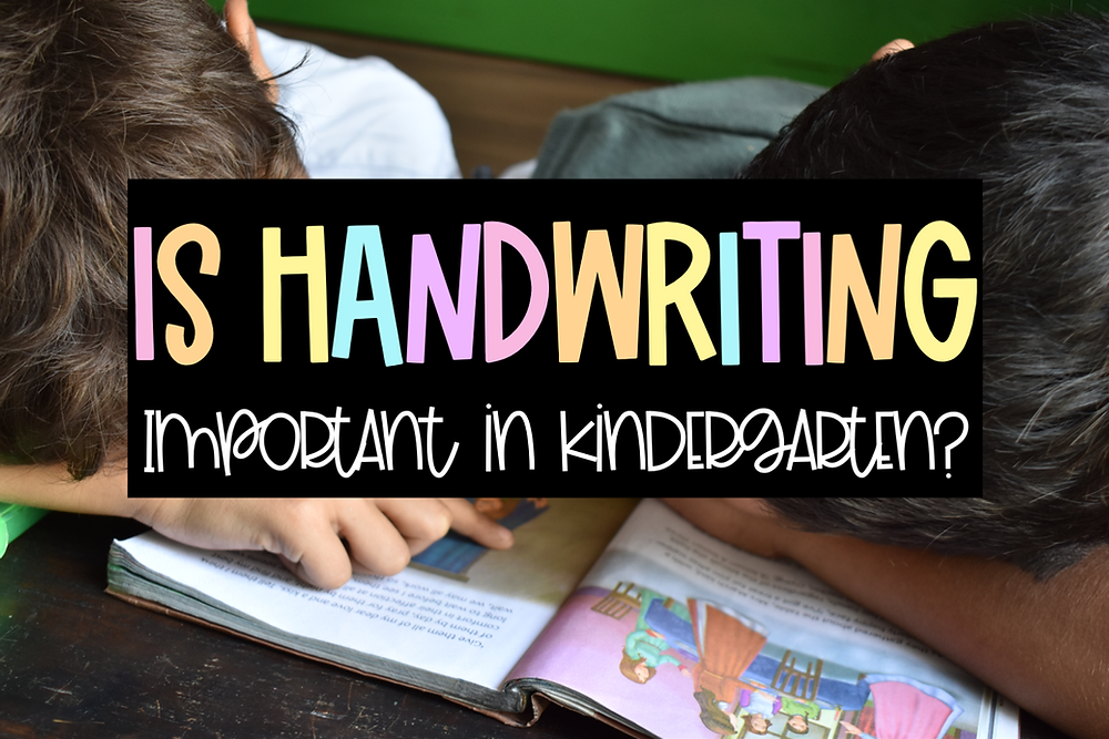 The Importance of Handwriting in Kindergarten