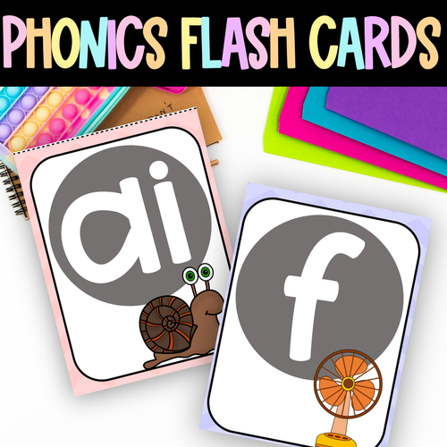 Phonics Flashcards | Crayon Lane Teach