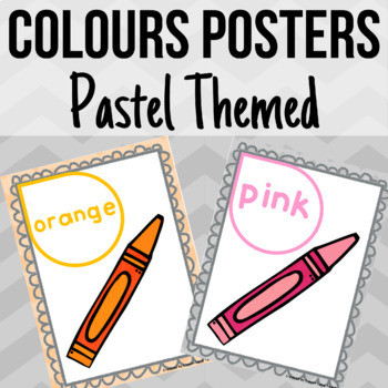 Classroom Colour/Color Posters | Crayon Lane Teach