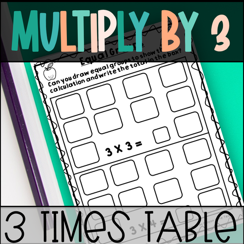 Multiplication Worksheets Multiply by 3 | Crayon Lane Teach