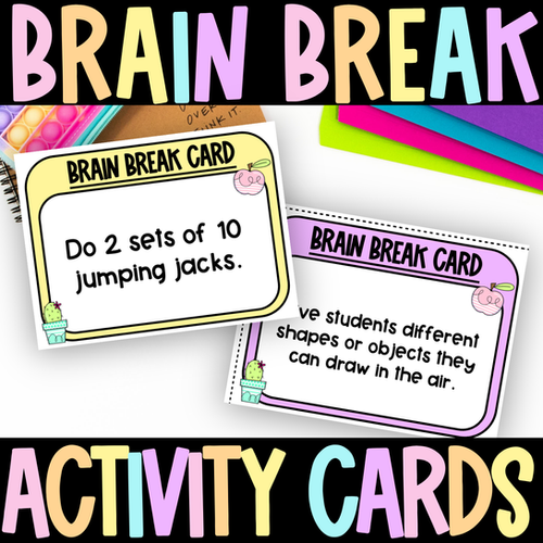 Kindergarten Brain Breaks | Crayon Lane Teach