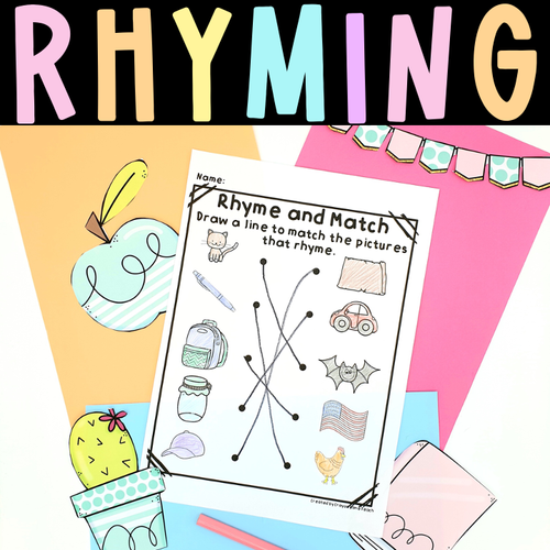 Rhyming Worksheets | Crayon Lane Teach