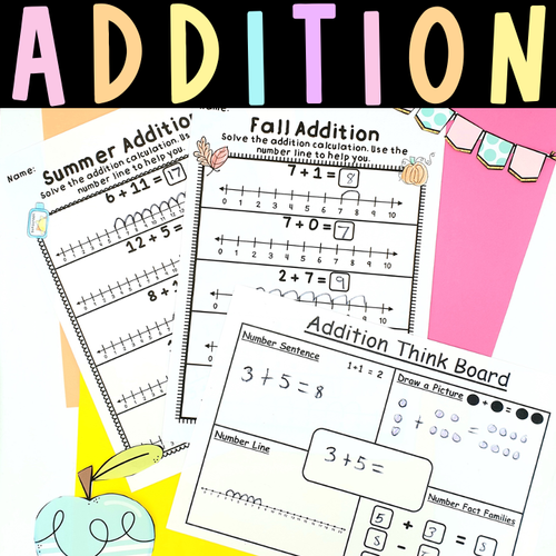 Addition Strategies Resource Bundle | Crayon Lane Teach