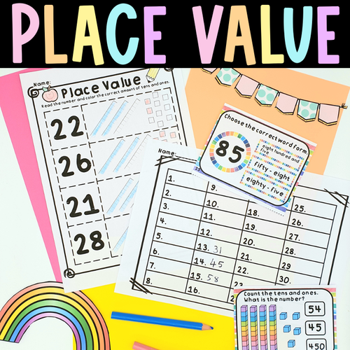Place Value Tens and Ones Resource Bundle | Crayon Lane Teach