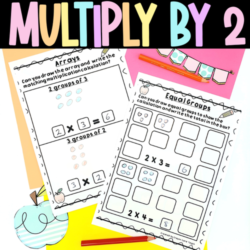 Multiplication Worksheets Multiply by 2 | Crayon Lane Teach