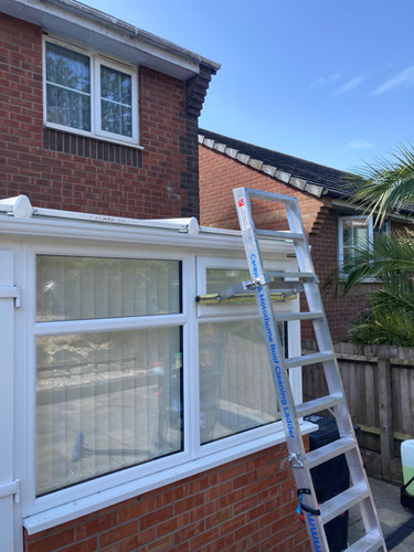 Conservatory Roof Cleaning Ladder | Purity Solutions Ltd | Conservatory ...