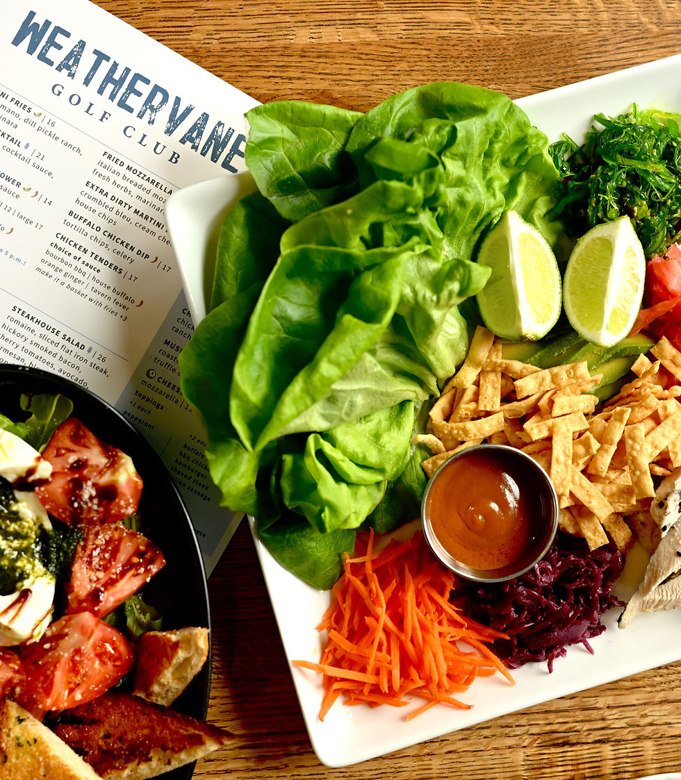 Menus | Weathervane GolfClub