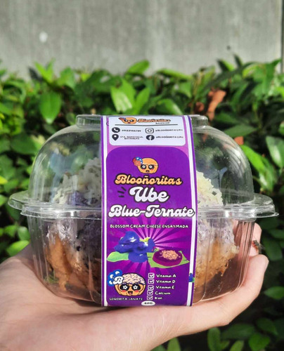 Ube-Blue Ternate Bloomsaimada | Bloonoritas Bakeshop