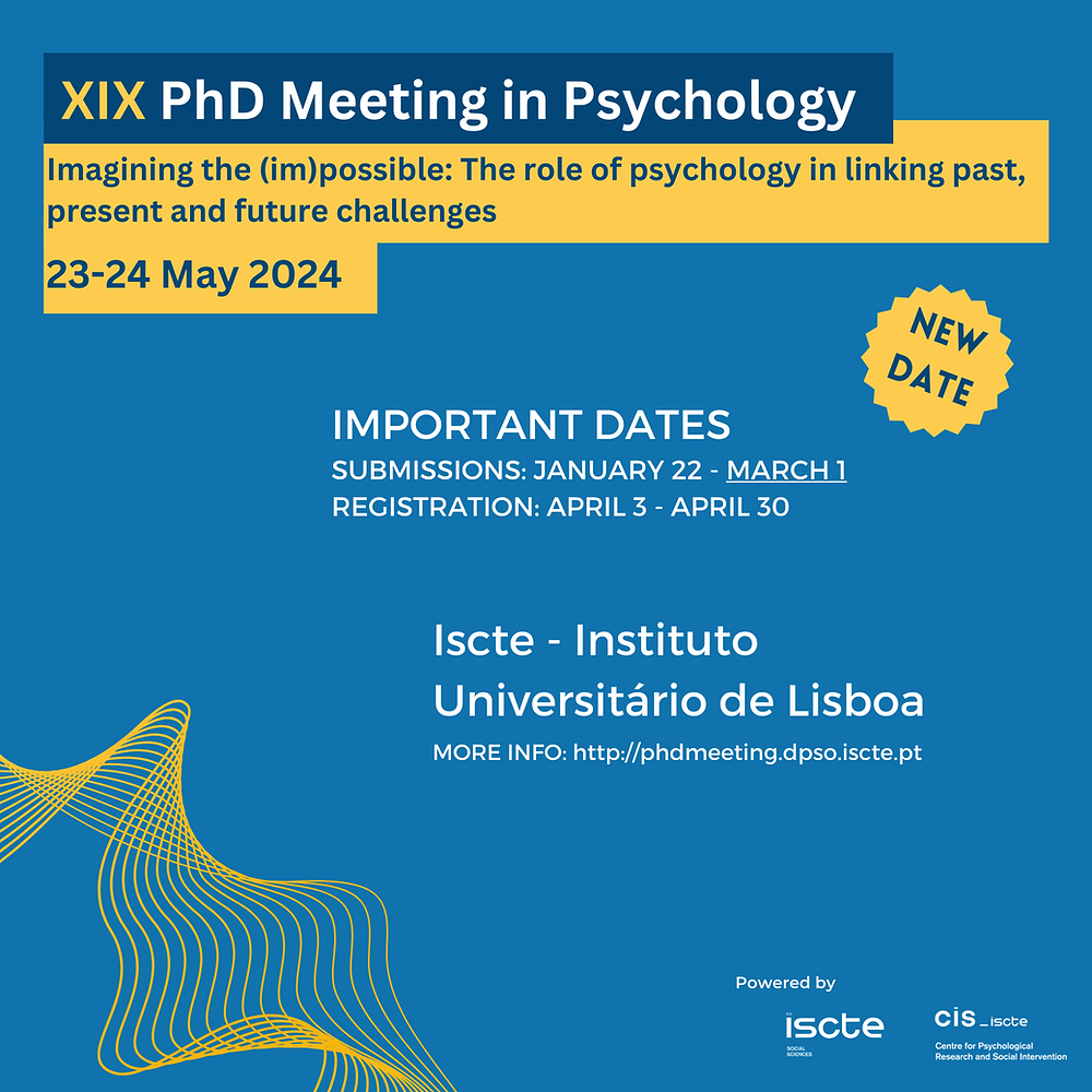 XIX PhD Meeting in Psychology