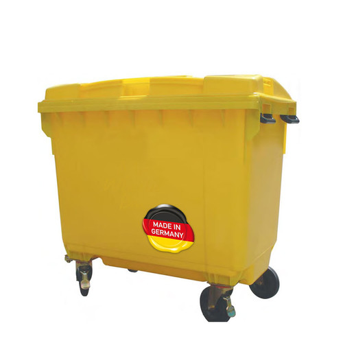 660 LITRE COMMERCIAL PLASTIC SKIP BIN (2+ Qty) | Mr Wheelie Bin