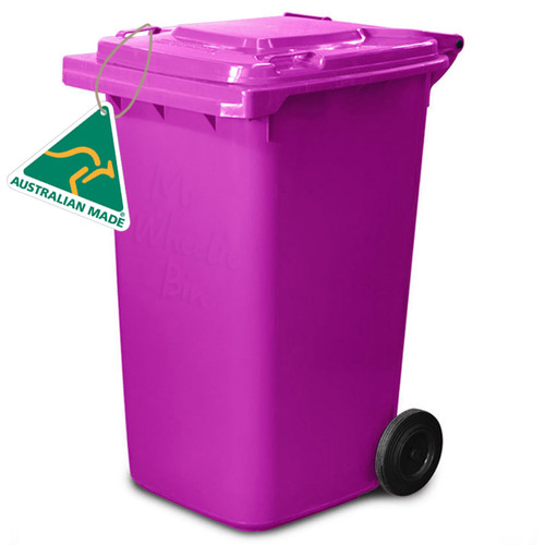 240L CYTOTOXIC CLINICAL WASTE BIN (12+ QTY) | Mr Wheelie Bin