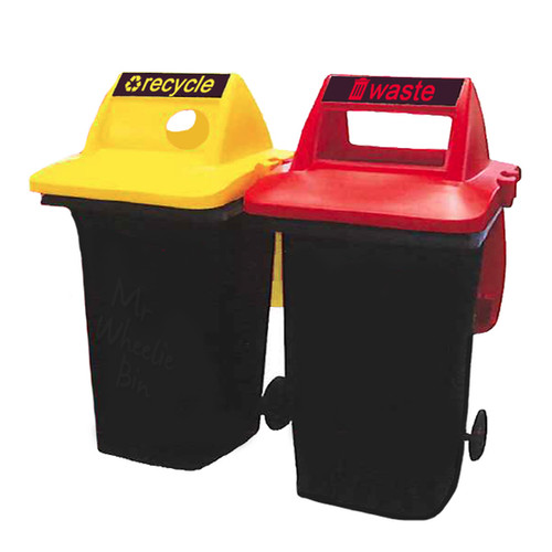 240 LITRE HI-TOPP ELITE WHEELIE BIN (10+QTY) | Mr Wheelie Bin