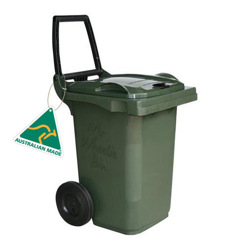 60 Litre Extension Handle Wheelie Bin | Mr Wheelie Bin