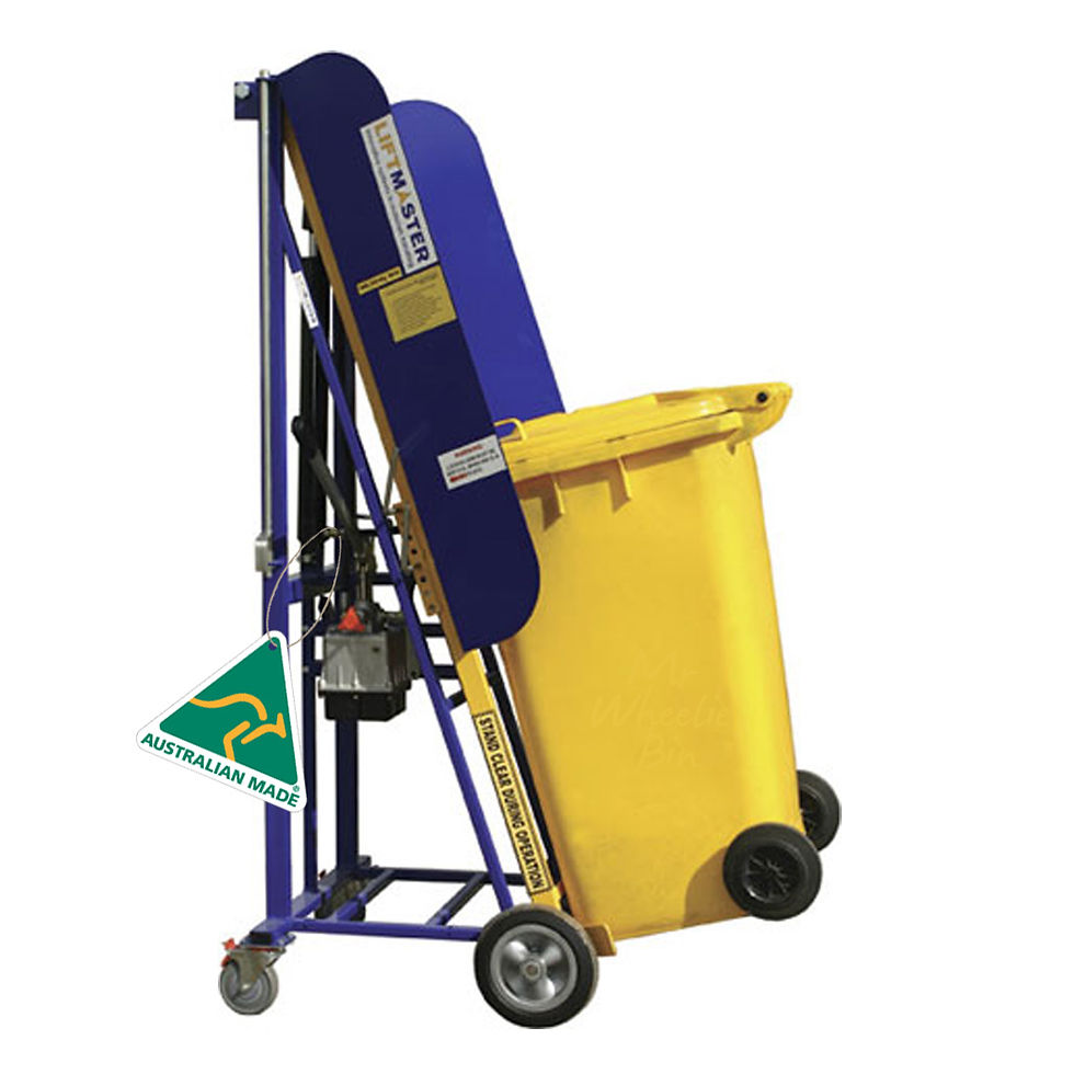 BLHP Hand Pump Hydraulic Wheelie Bin Tipper (100kg) | Mr Wheelie Bin