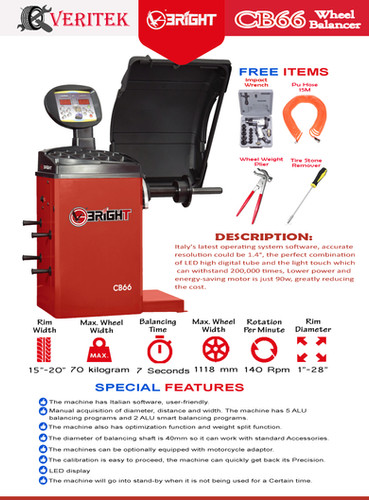CB66 Wheel Balancer | GARAGE EQUIPMENT PHI
