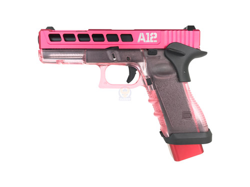 FCW Char's Style Zeon G17 GBB with Pink Transparent Frame | Octagon Airsoft