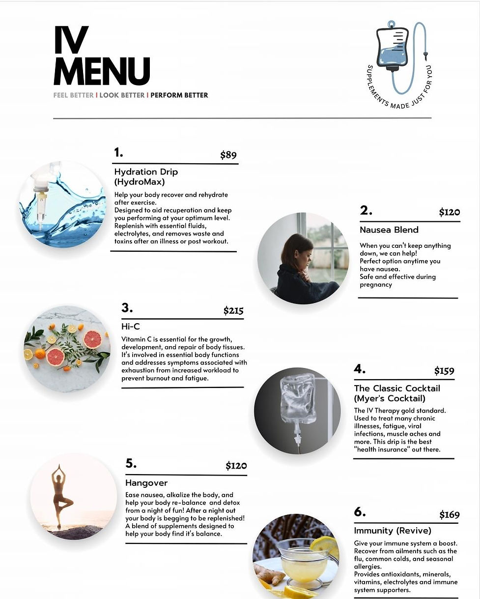 IV Therapy Los Angeles - Performance Care Sports Medicine