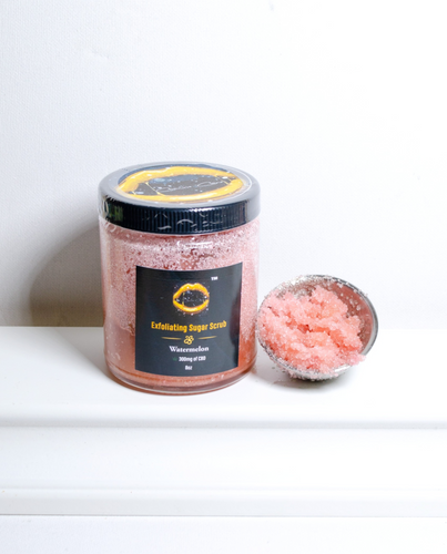 Watermelon Body Scrub 300MG HEMP | CC Bodycare