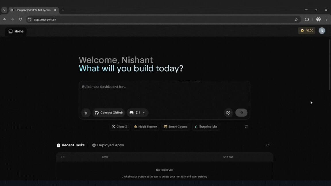 Meet Emergent: A New Vibe Coding AI Agent That Can Clone and Build Apps for You (No-code)
