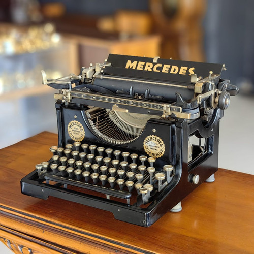 Antika Almanya Üretimi "Mercedes" Daktilo | Antik Kuntik