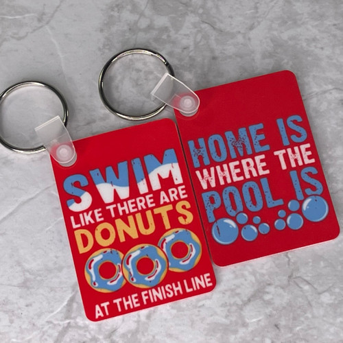Swim Key Ring | Thread It & Print