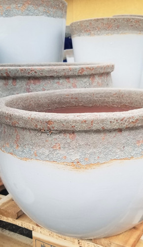 Volcanic/Ceramic 22" Bowl Planter | underthesungarden