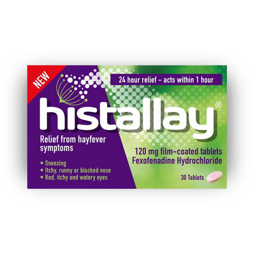 Buy Histallay 120 mg Film-Coated Tablets - 30 Tablets | Avail Pharmacy