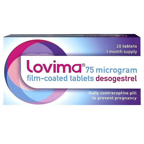 Buy Lovima 75 Microgram 28 Film-coated Tablets | Avail Pharmacy