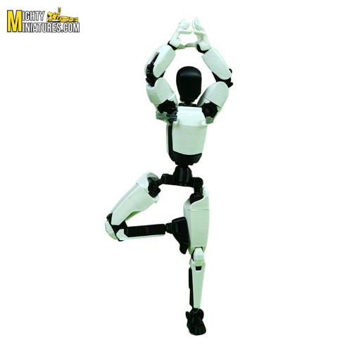 OptiMotion Service Droid – 14cm Fully Poseable Humanoid Robot Action ...