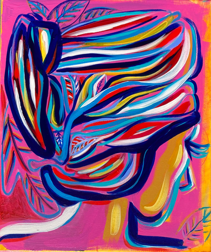 Perfect Pink Messy Bun | ArtDama