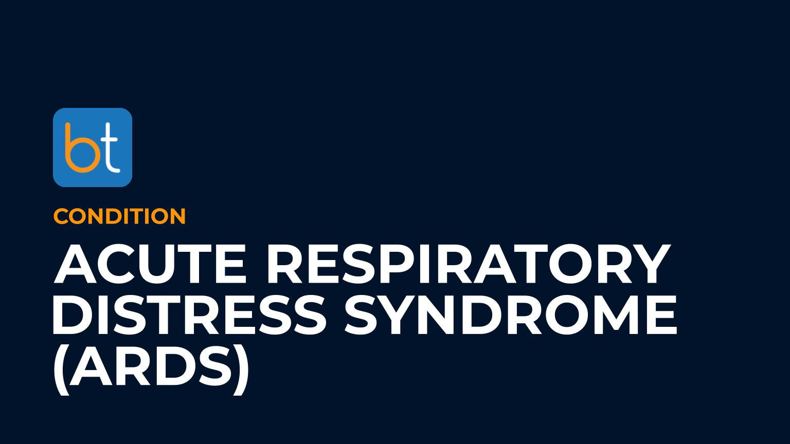 Acute Respiratory Distress Syndrome (ARDS) Podcasts