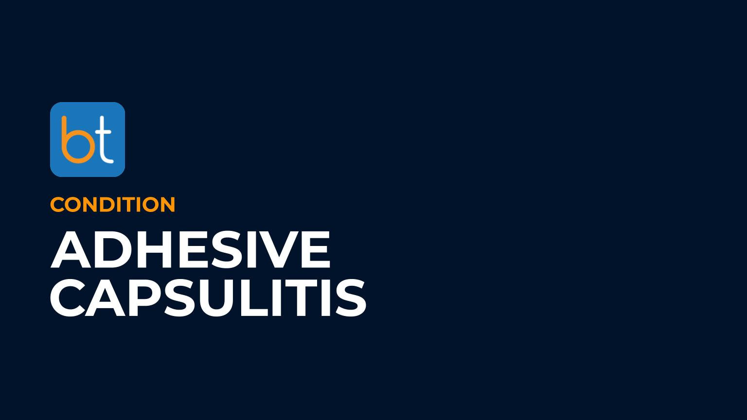 Adhesive Capsulitis Podcasts