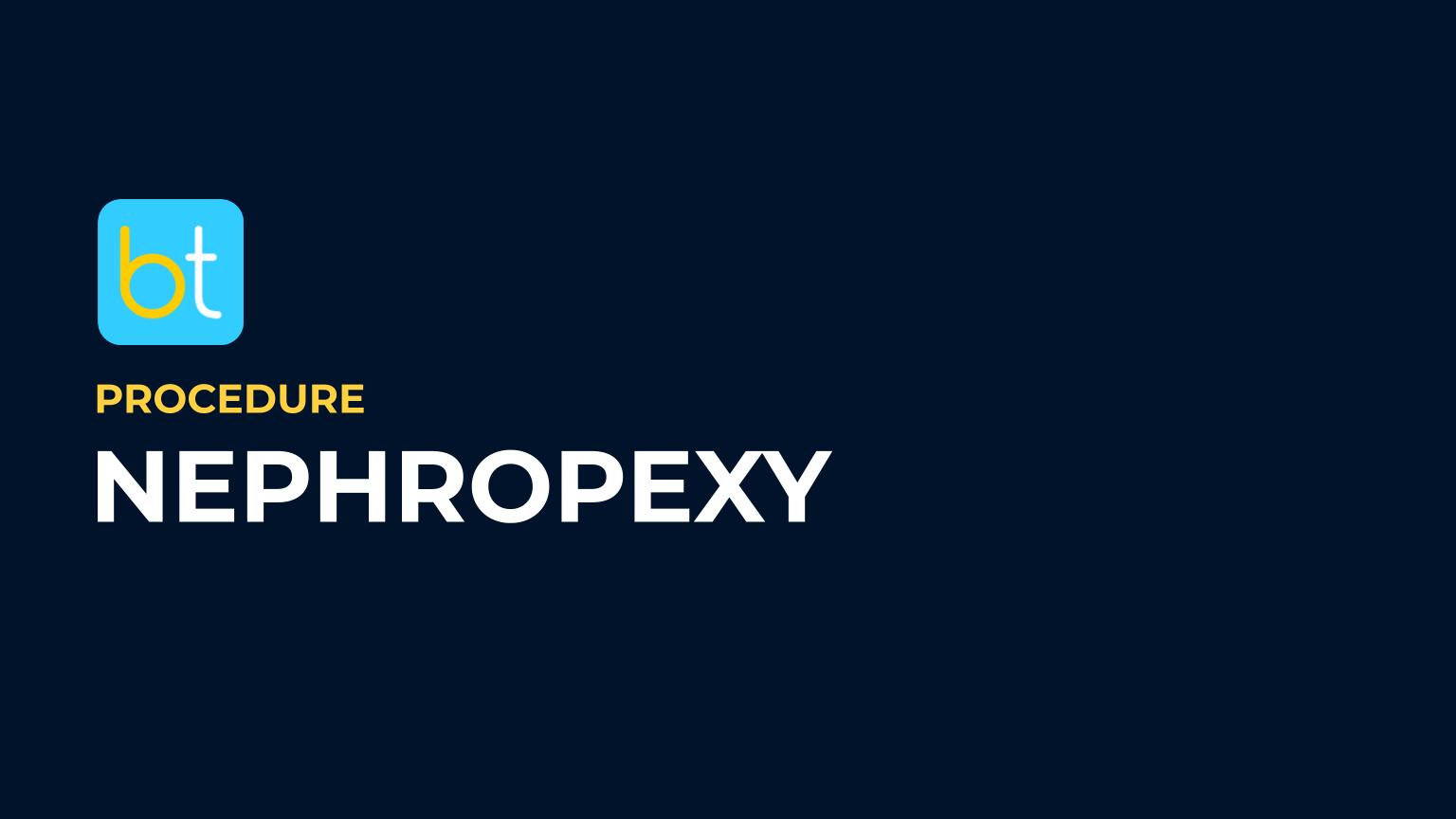 Nephropexy Podcasts