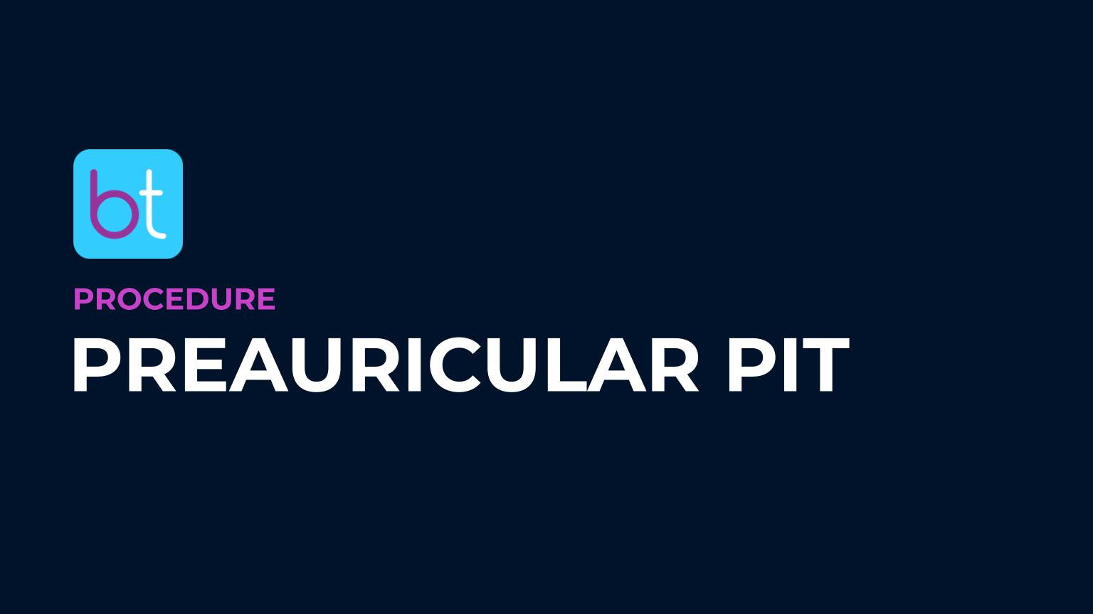 Preauricular Pit Podcasts