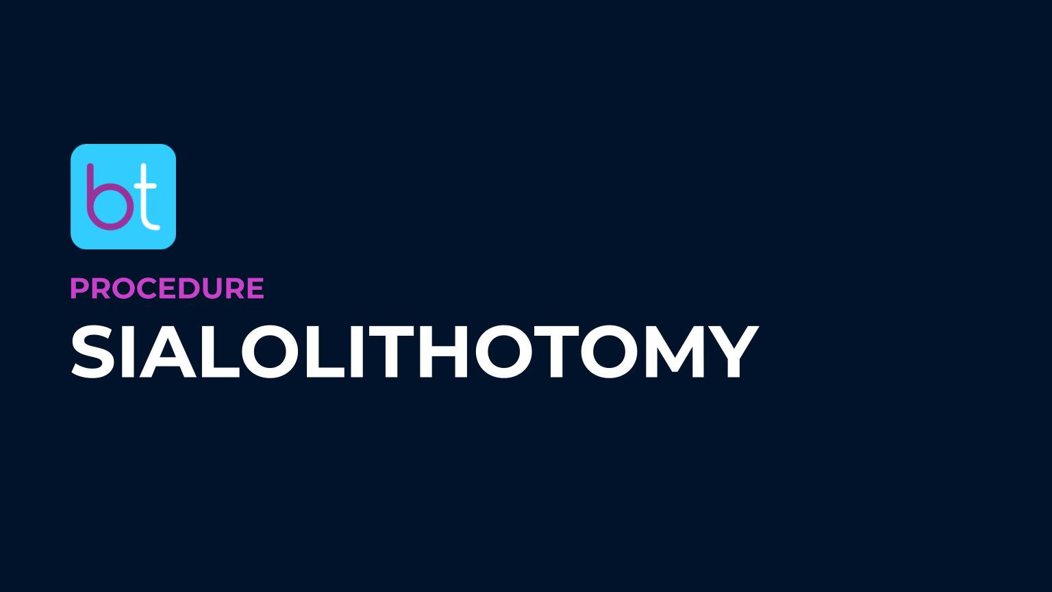 Sialolithotomy Podcasts