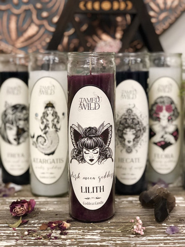 Lilith Goddess Candle 莉莉斯女神蠟燭 (舊版) | Black Moon Tarot